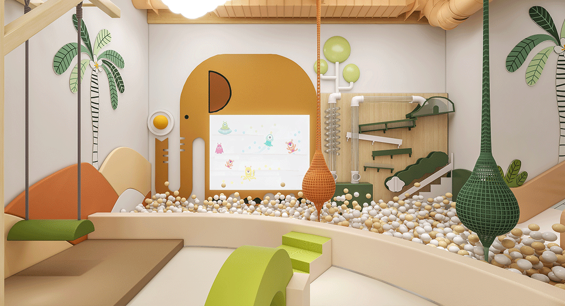 Elephant-Themed Play Cafe Design | Mooton US Project - Mooton